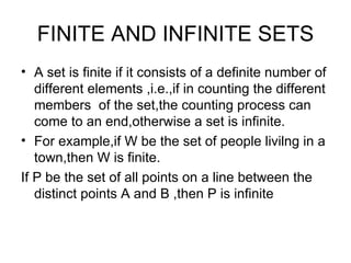 Maths Project on sets | PPT