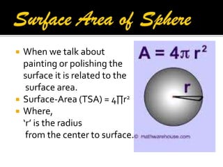 surface area and volume ppt | PPT