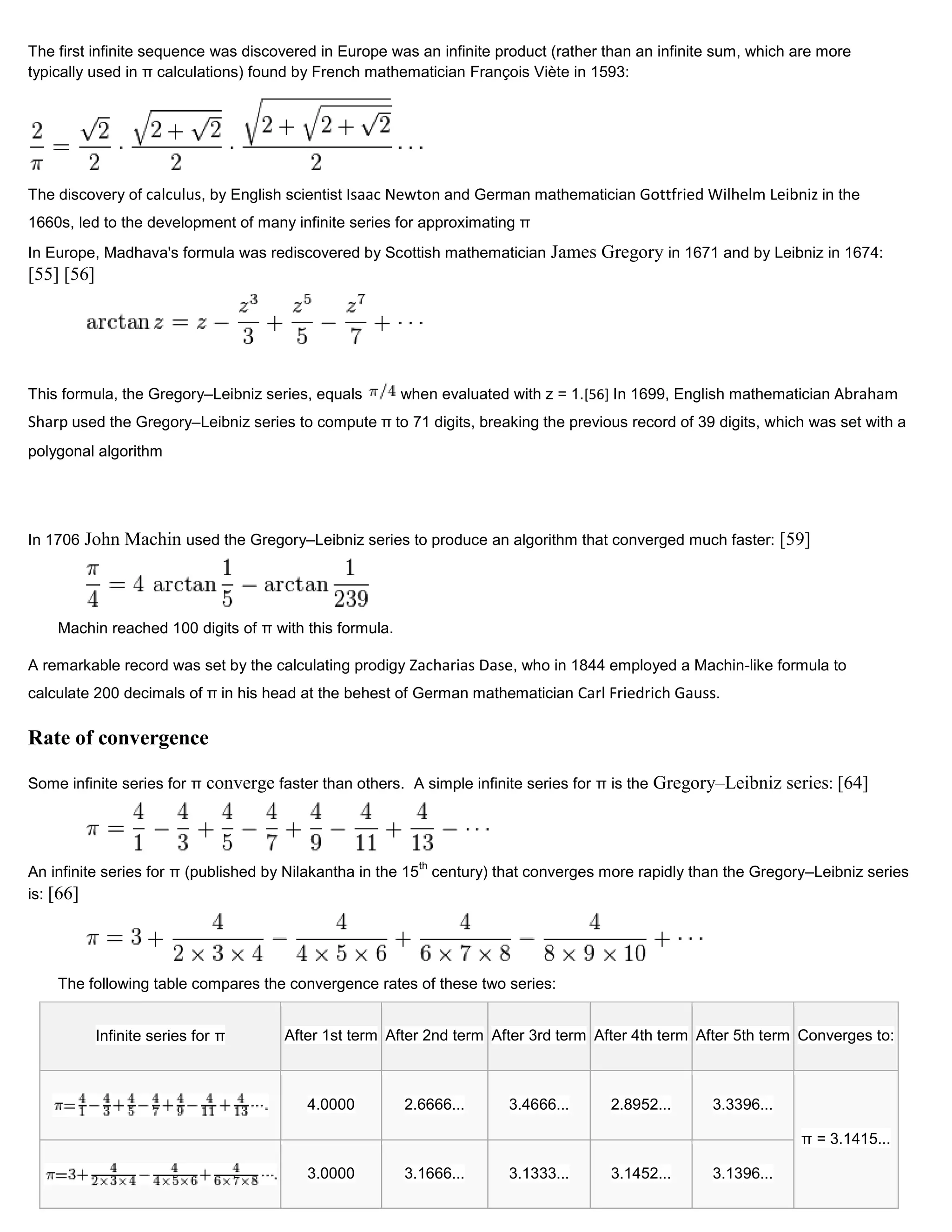History of pi | DOCX