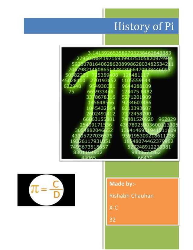 History of pi | DOCX