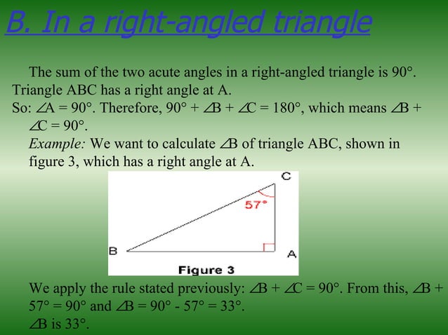 sum of angles of triangles | PPT | Geography | Science