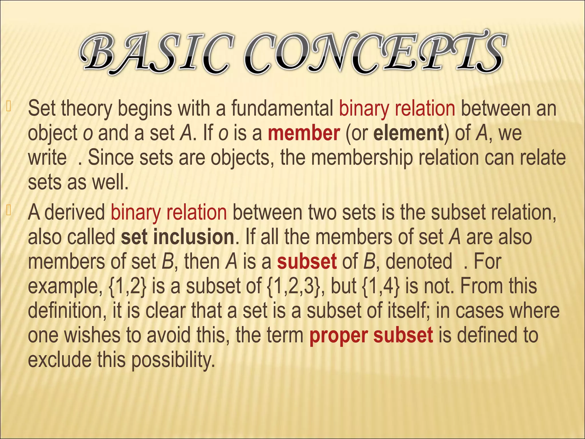 Maths Project 11 class(SETS) | PPT