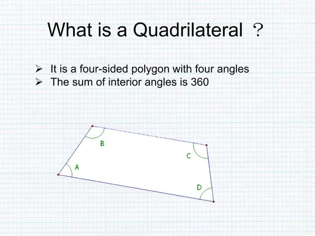 Maths Quadrilaterals Ppt