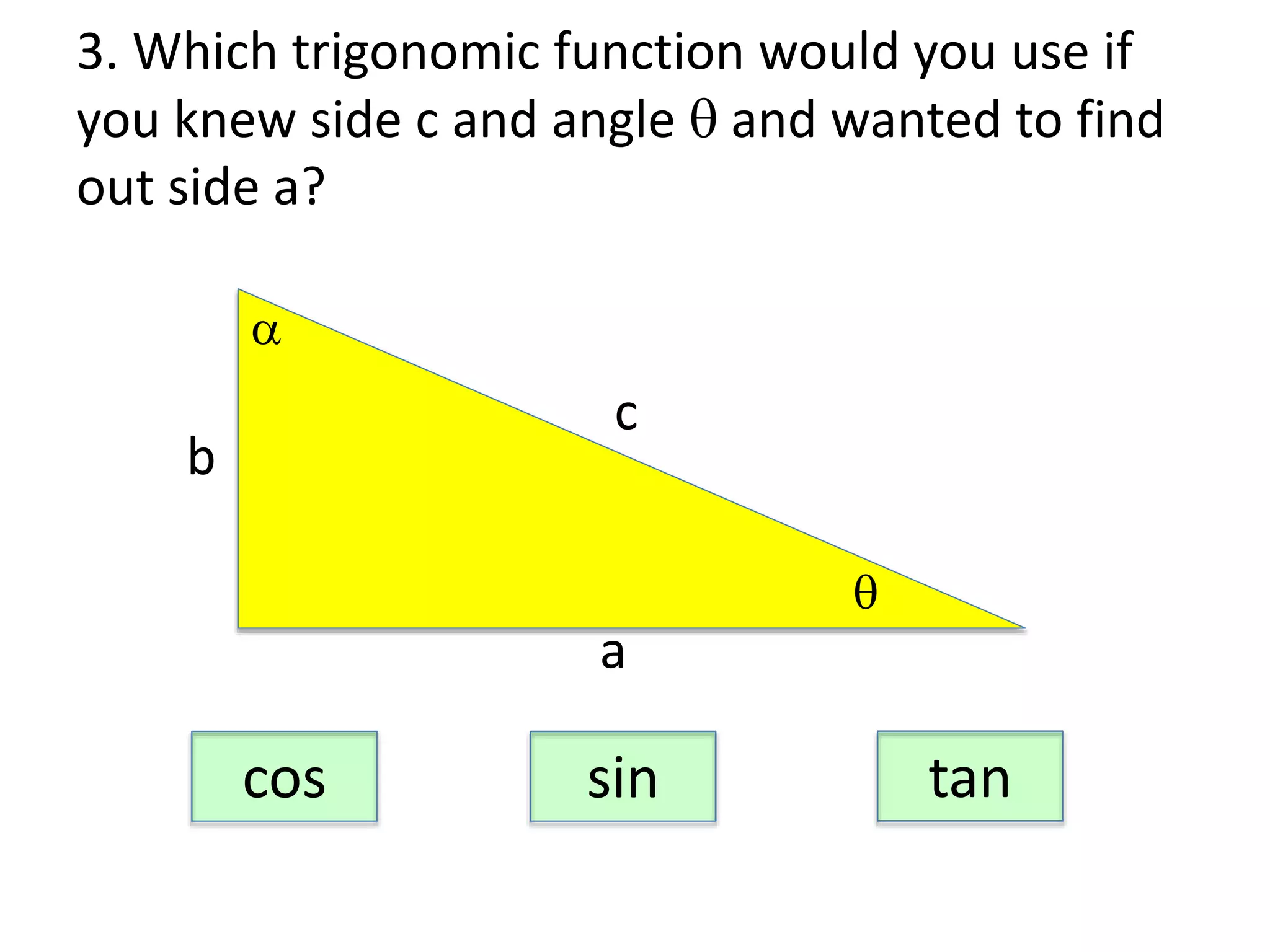 Maths quiz trigonometry | PPTX