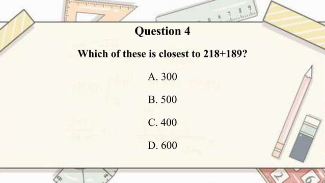 Maths Quiz Class 4.pptx | Puzzle Video Games | Video Game Genres