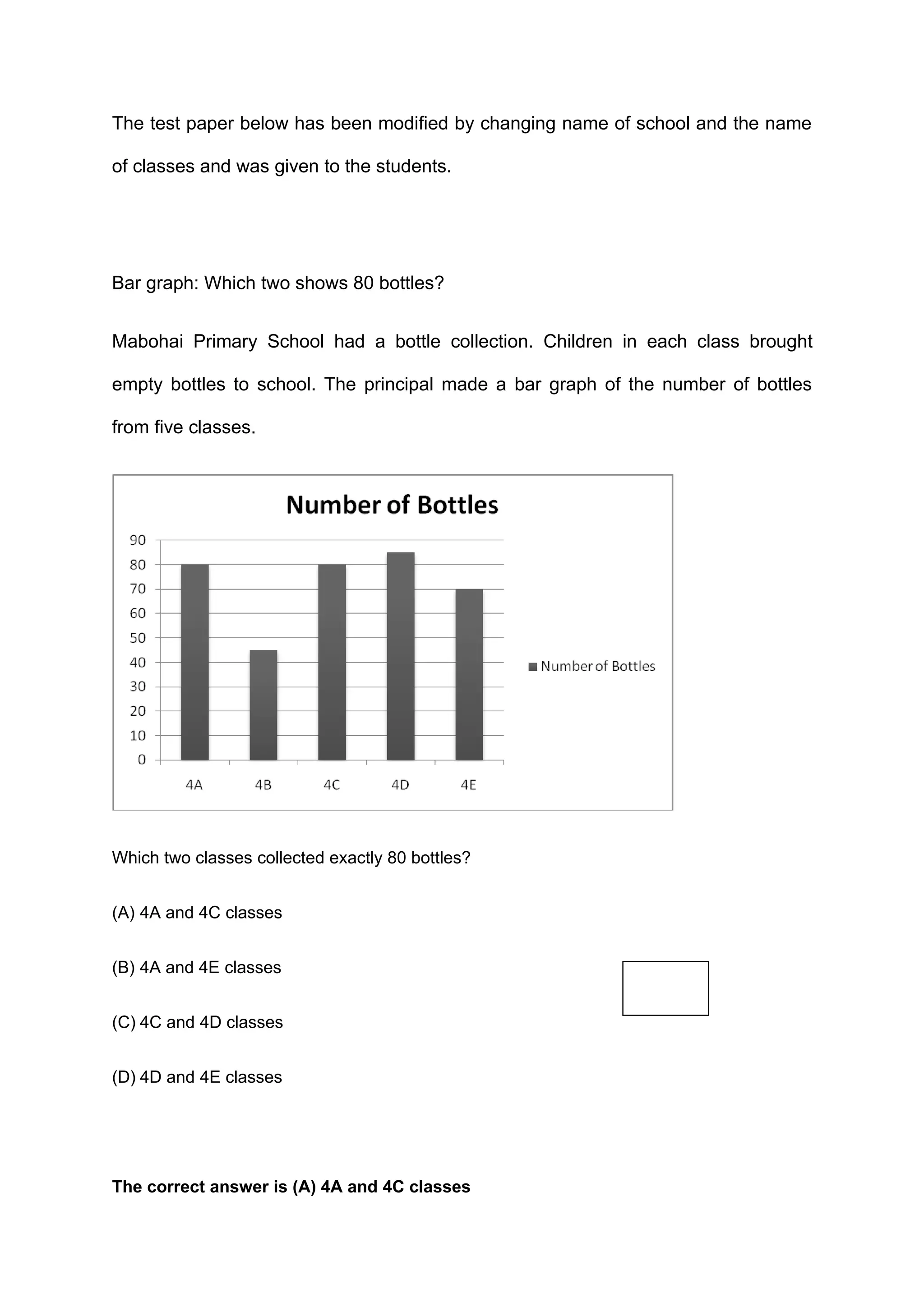 Maths report | DOC | Educational Assessment | Education