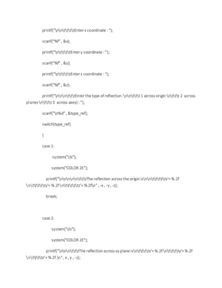 Reflection, Scaling, Shear, Translation, and Rotation | DOCX