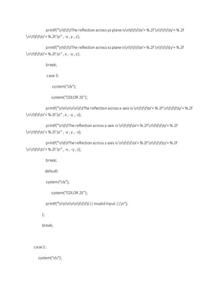 Reflection, Scaling, Shear, Translation, and Rotation | DOCX