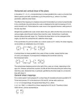Reflection, Scaling, Shear, Translation, and Rotation | DOCX