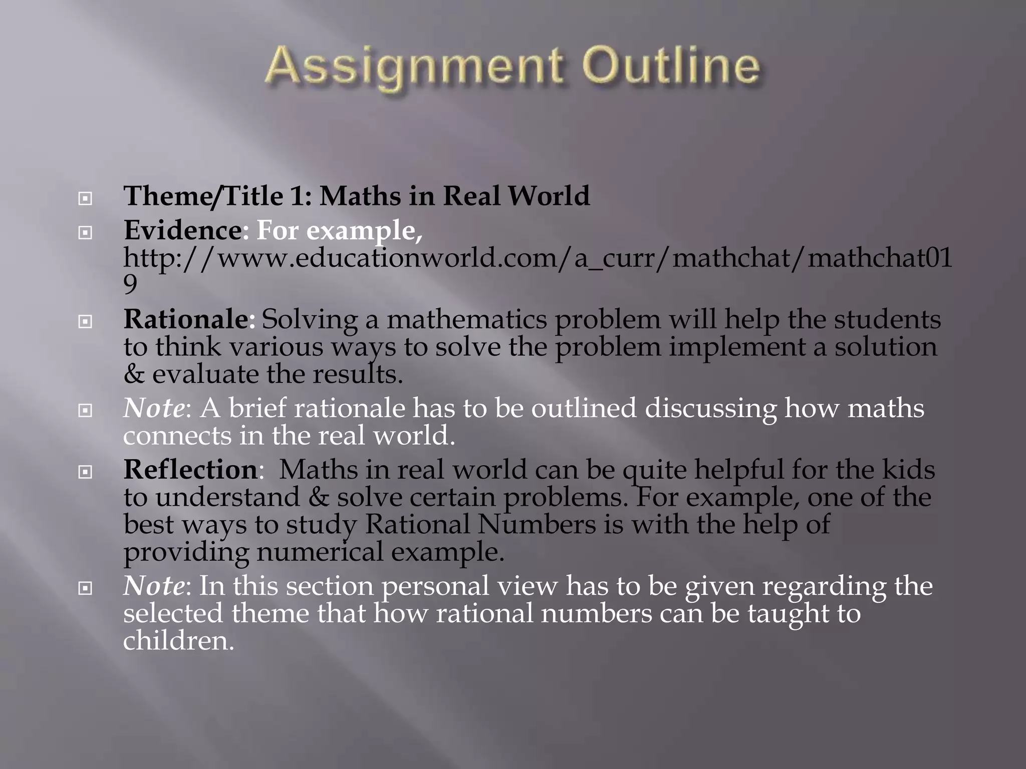 Maths Resource Folio @MyAssignmenthelp.com