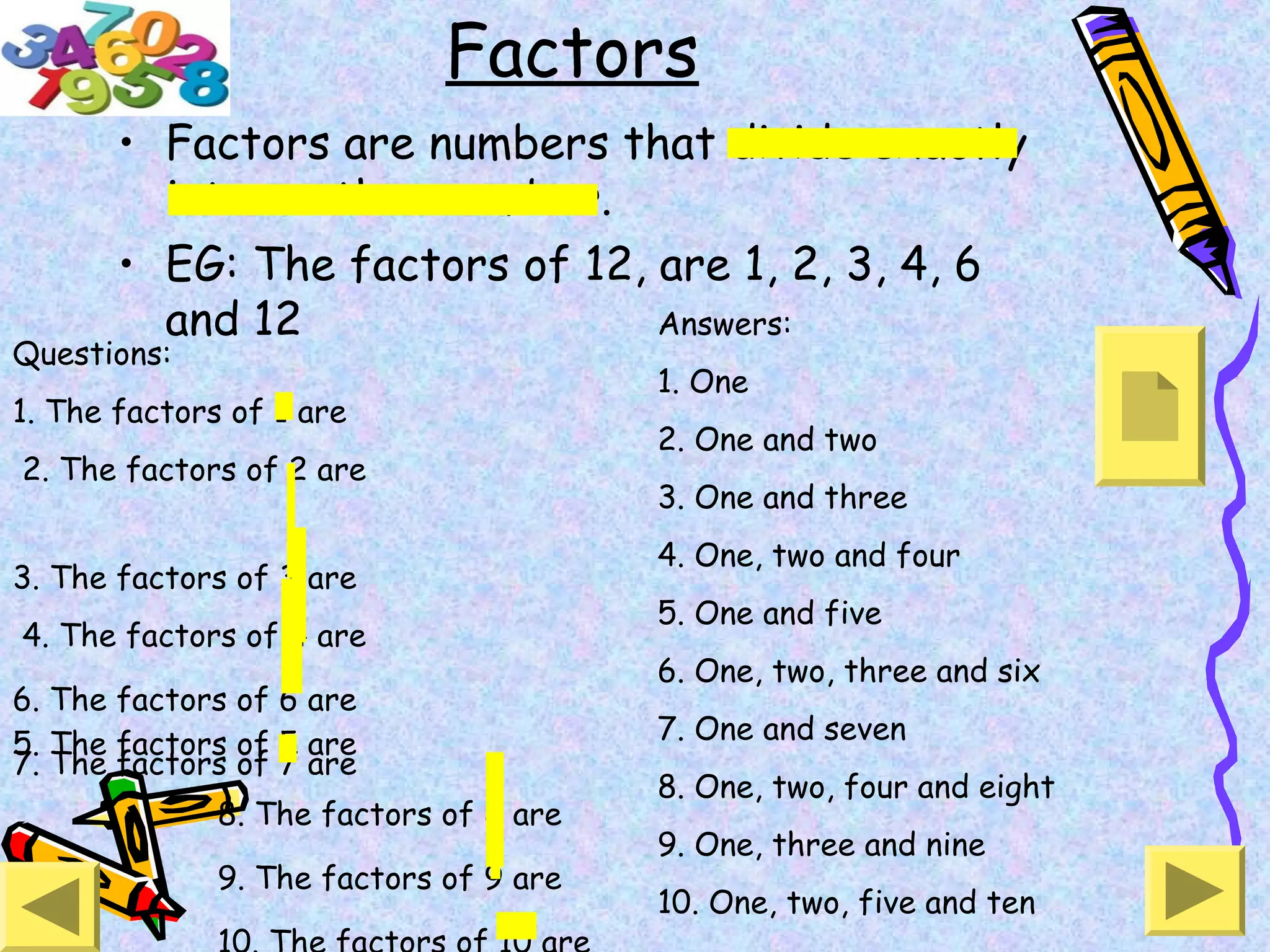 Maths revision year 7 to year 11 | PPT