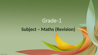 Grade 1 Mental Maths Revision (Shapes).pptx