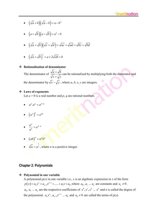 Maths sa 1 synopsis | PDF | Physics | Science