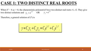 formulation of first order linear and nonlinear 2nd order differential ...