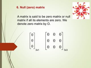 Matrix Algebra seminar ppt | PPTX