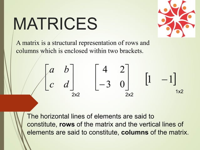 Matrix Algebra seminar ppt | PPTX | Maps & Navigation