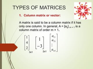 Matrix Algebra seminar ppt | PPTX