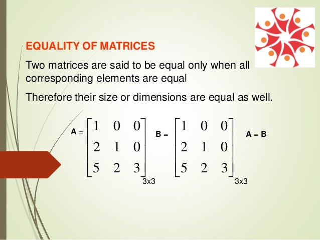 Matrix Algebra seminar ppt