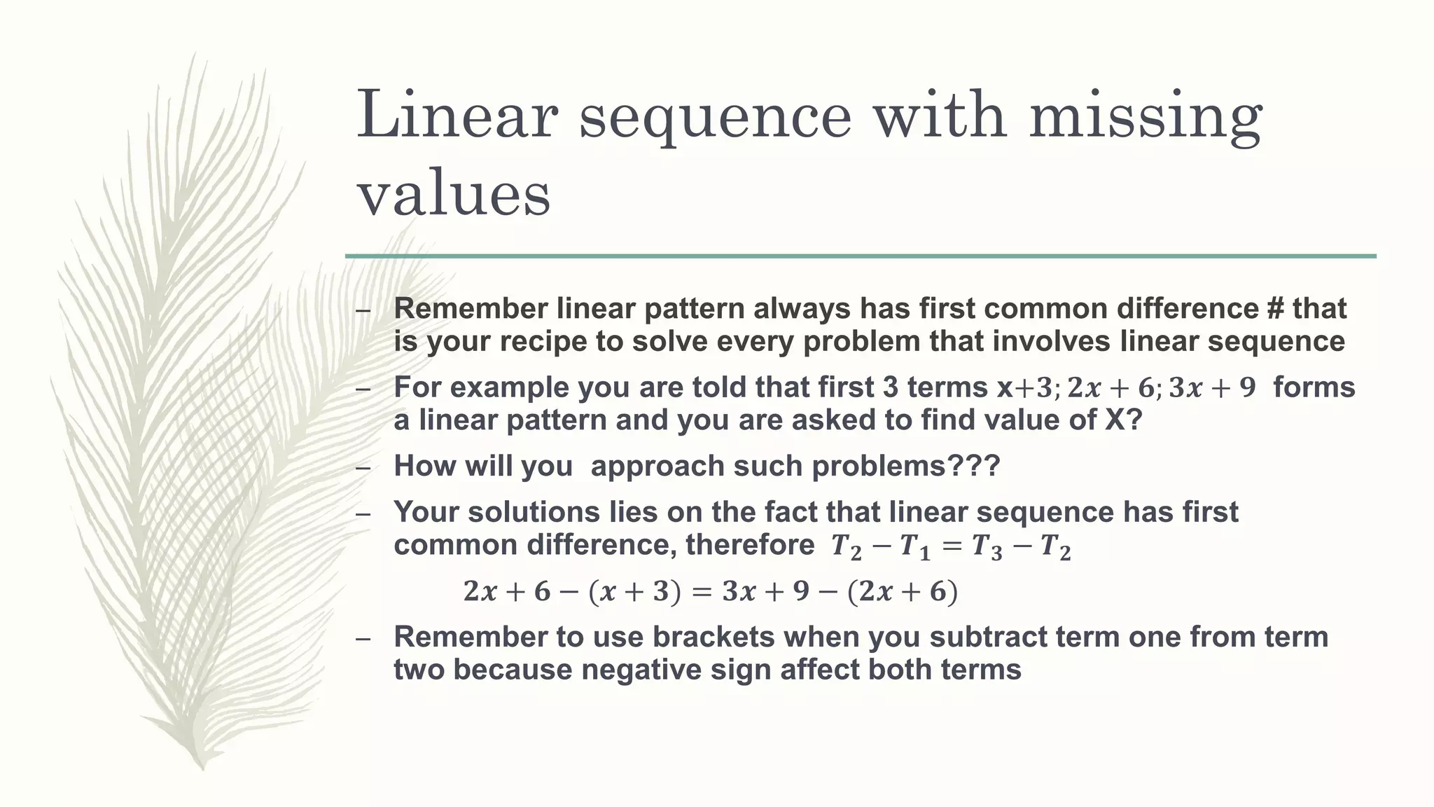 Maths sequence and series grade 12 boitlamo | PPTX