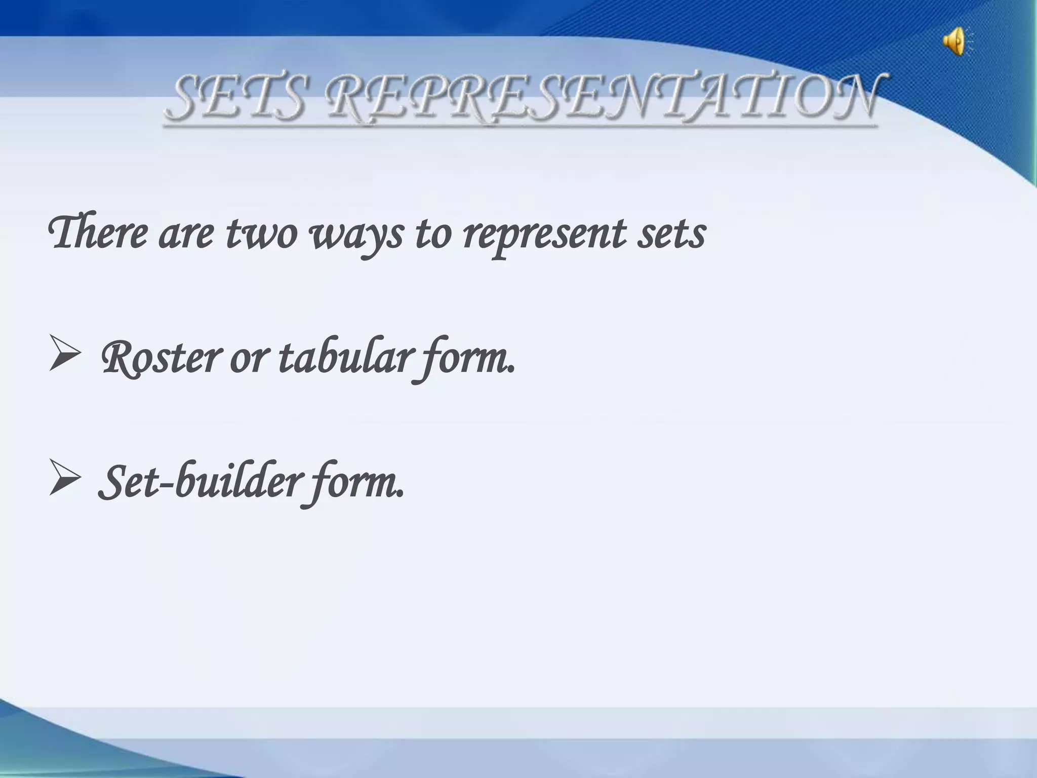 Maths sets ppt | PPTX