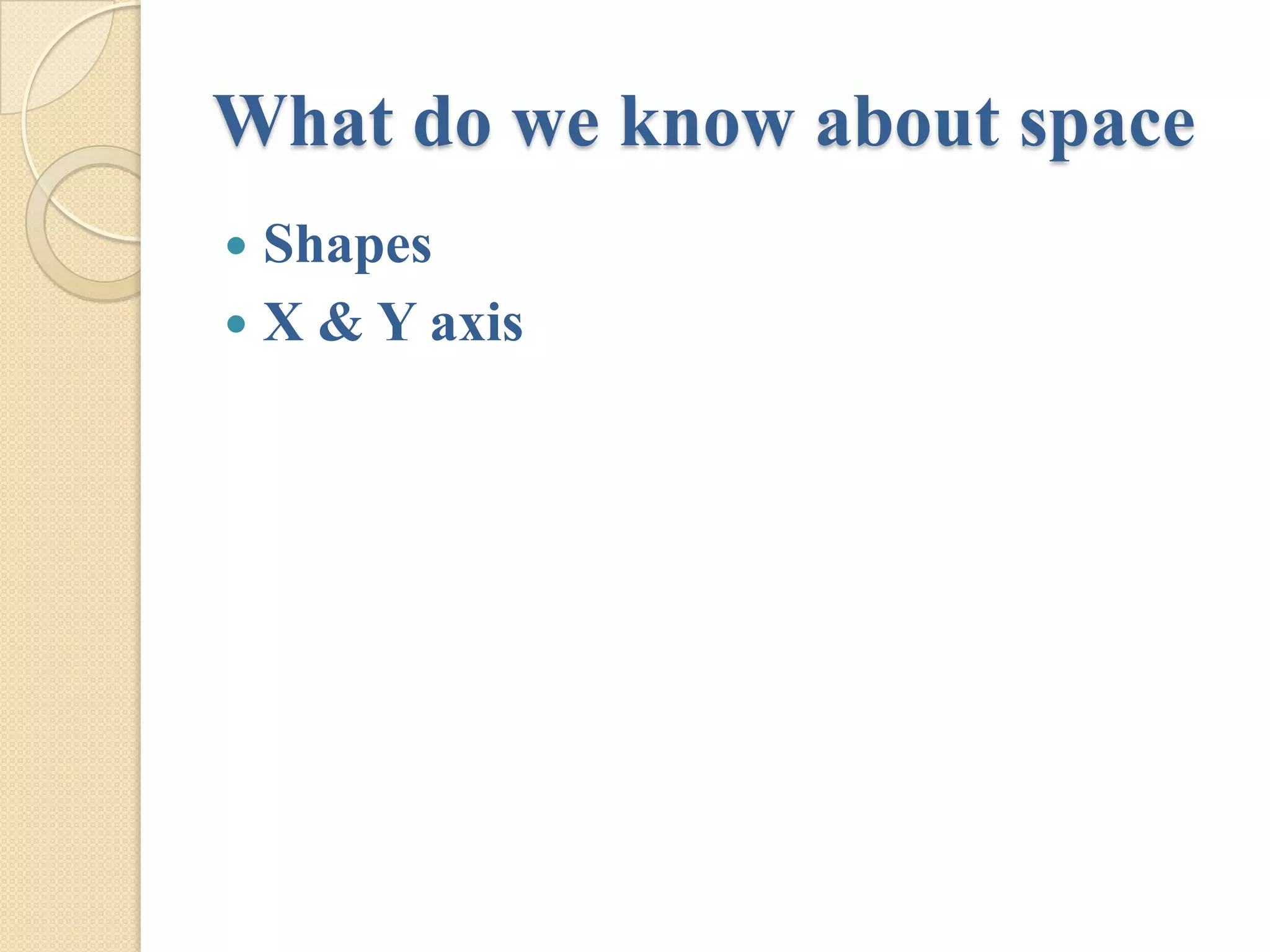 Maths space | PPT