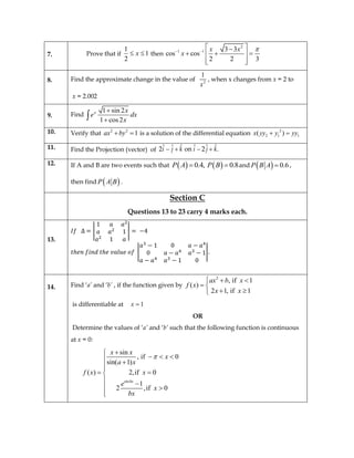 Maths sqp | PDF