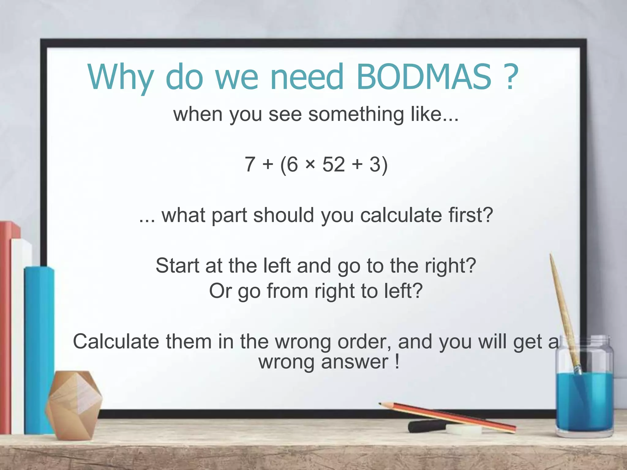 Bodmas | PPT