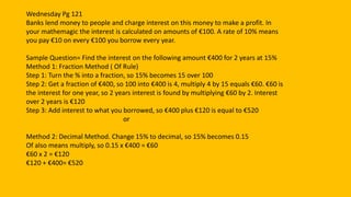 Maths study notes | PPT