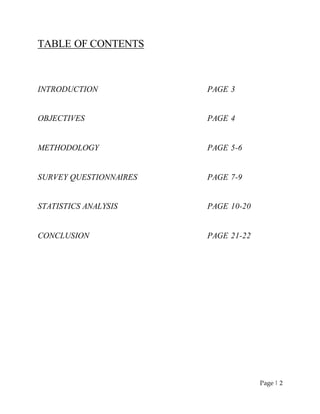 Mathematics survey report | DOCX