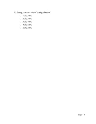 Mathematics survey report | DOCX