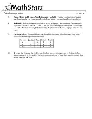 Math stars grade 4 | PDF