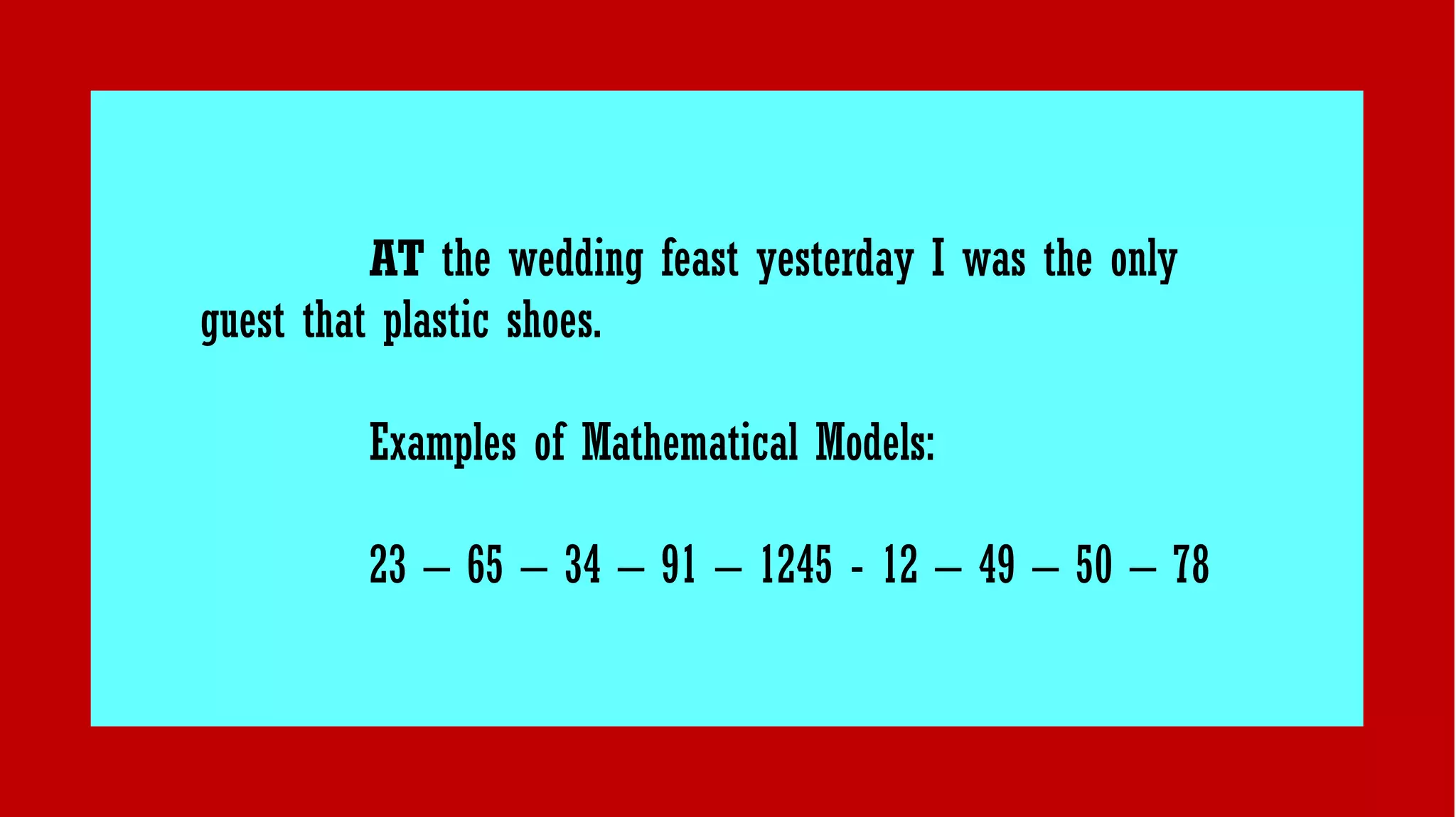 Math Statement Without Name Number & Without Symbol Number | PPT
