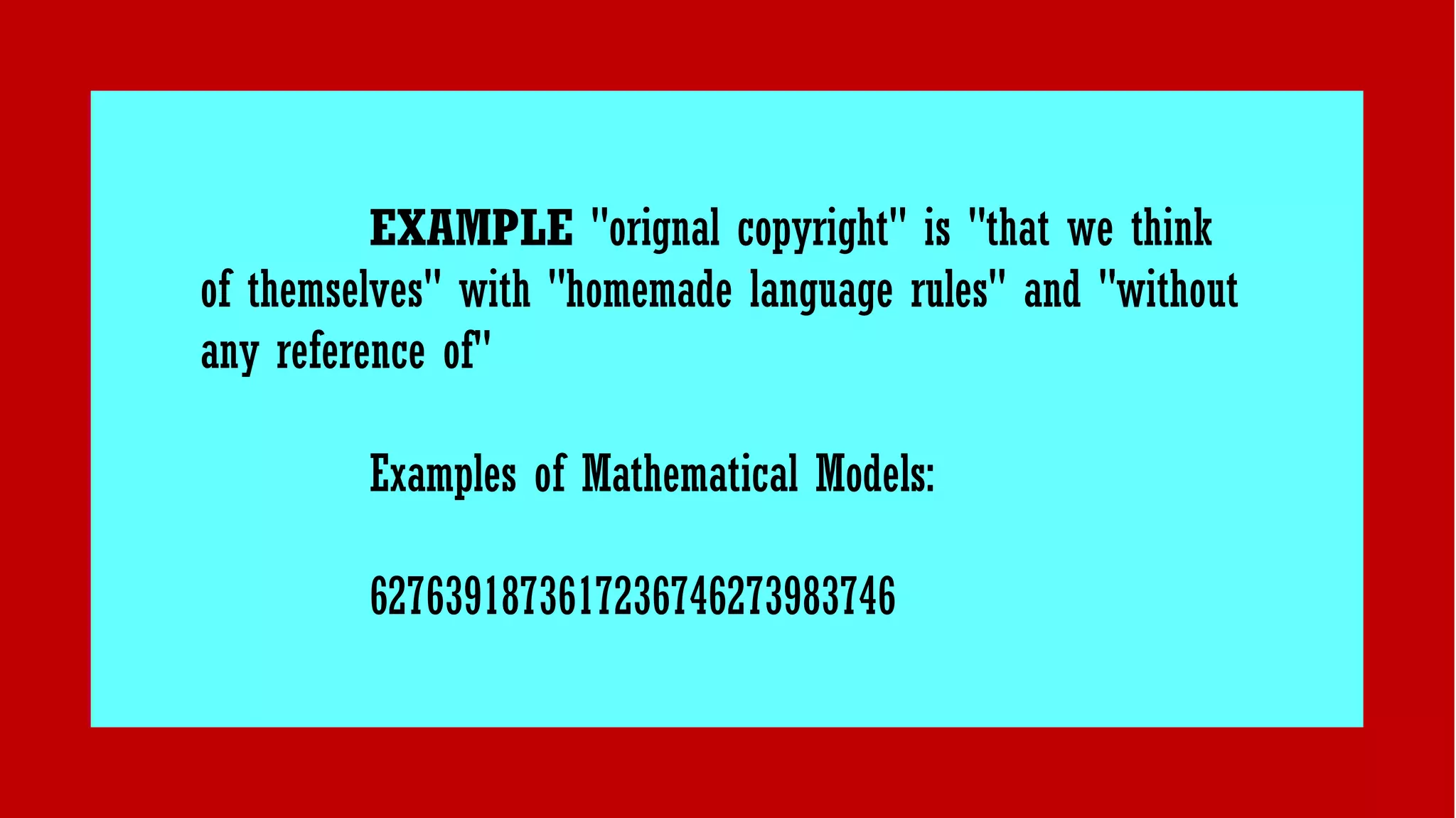 Math Statement Without Name Number & Without Symbol Number | PPT