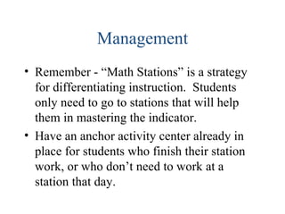 Mathstations | PPT