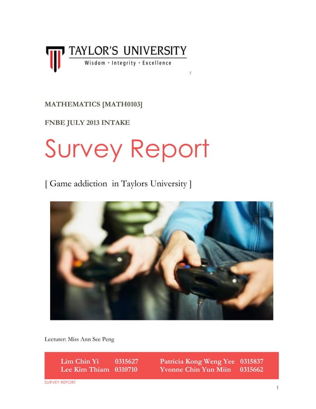 Math Statistic Report Pdf Pdf