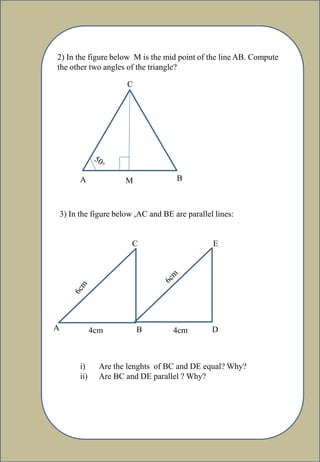 Equal triangles | PDF