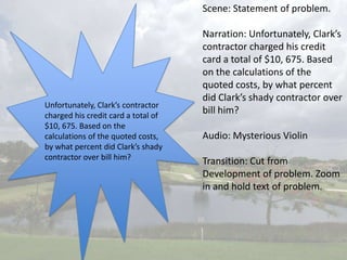 Math Storytelling Storyboard | PPTX | Home Improvement | Home & Garden