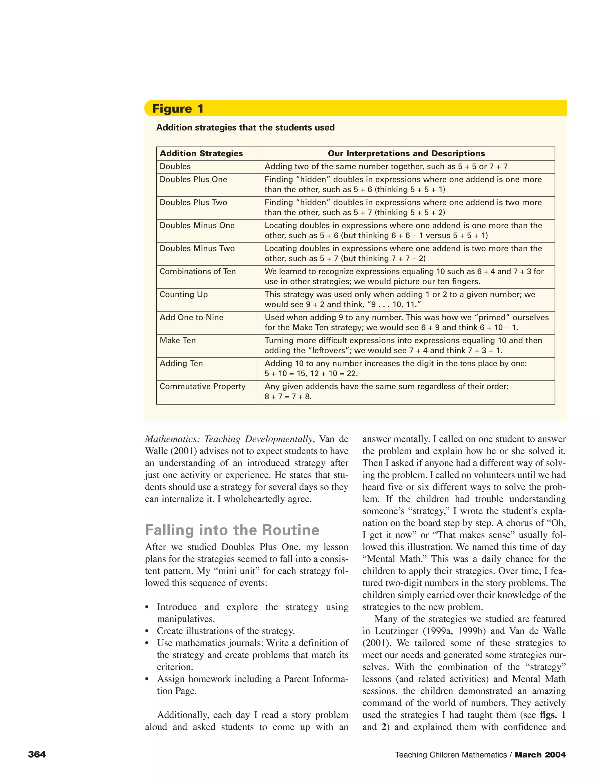 Math Strategies | PDF
