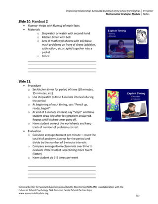 Unit 6: Math Strategies - Parental Involvement Notes | PDF
