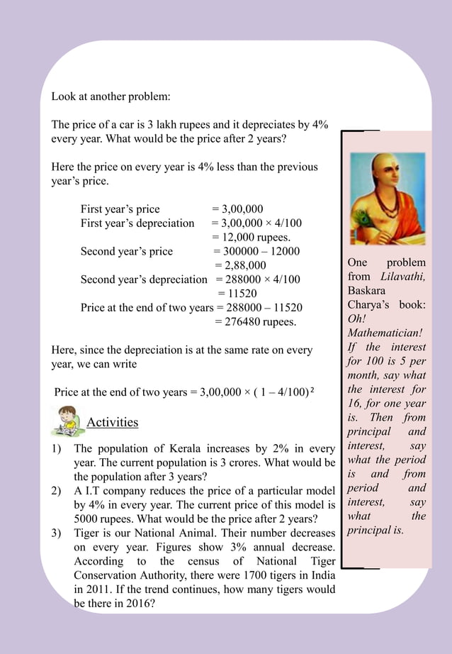 Money Math, SCERT Maths textbook MODEL, Chapter5 | PDF