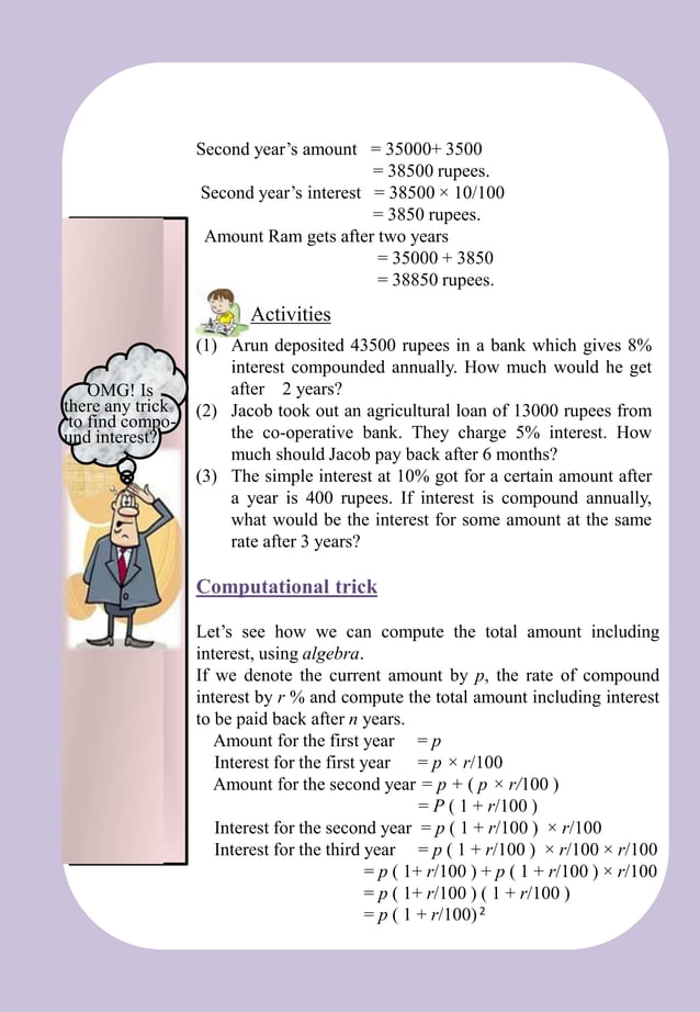 Money Math, SCERT Maths textbook MODEL, Chapter5 | PDF