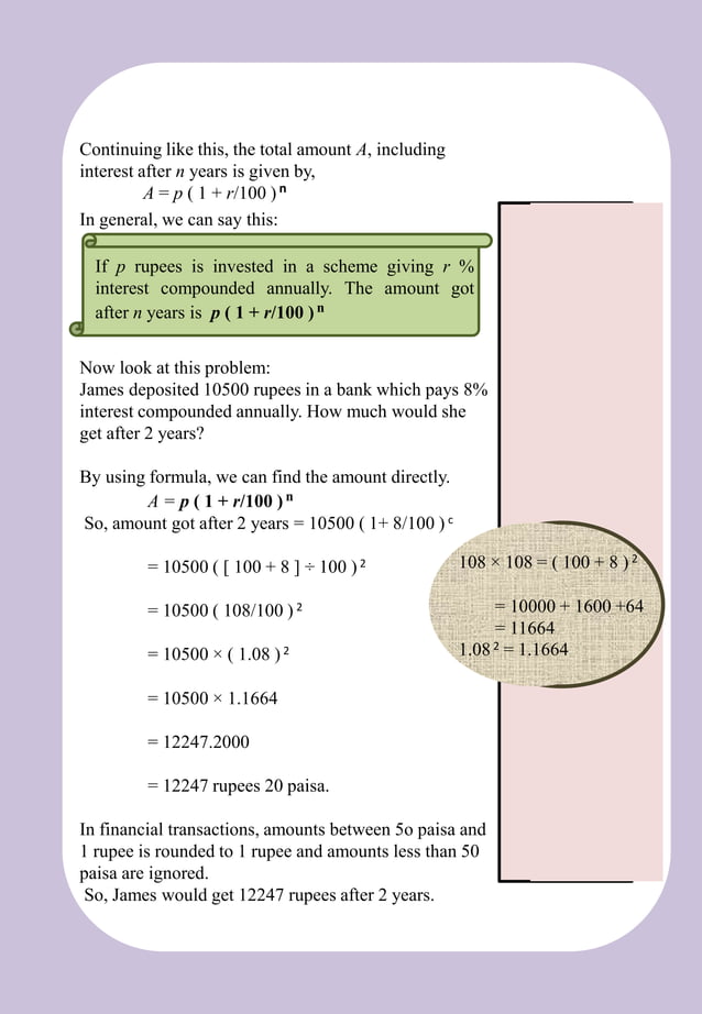 Money Math, SCERT Maths textbook MODEL, Chapter5 | PDF