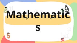 Math Subject template for junior high school | PPTX
