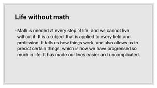 Maths used in day to day life.pptx