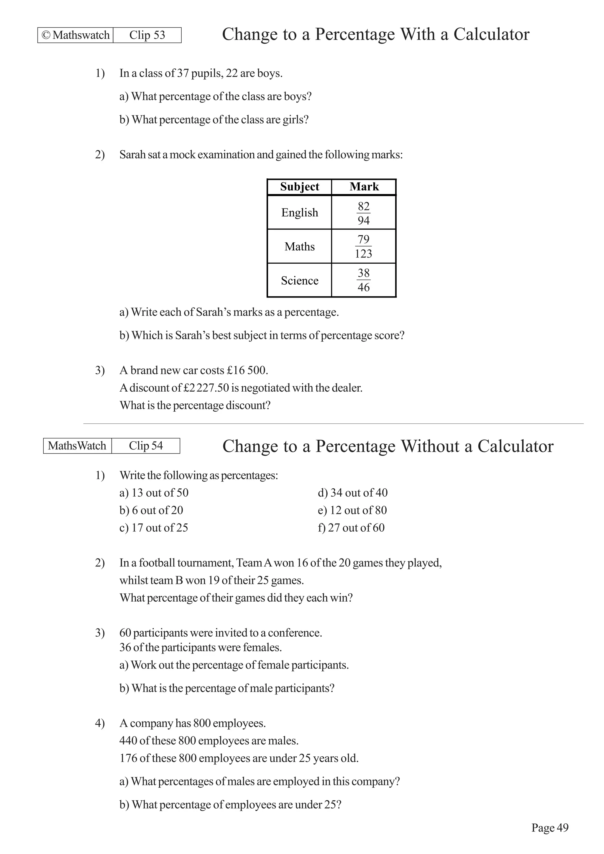 Maths Higher worksheets | PDF