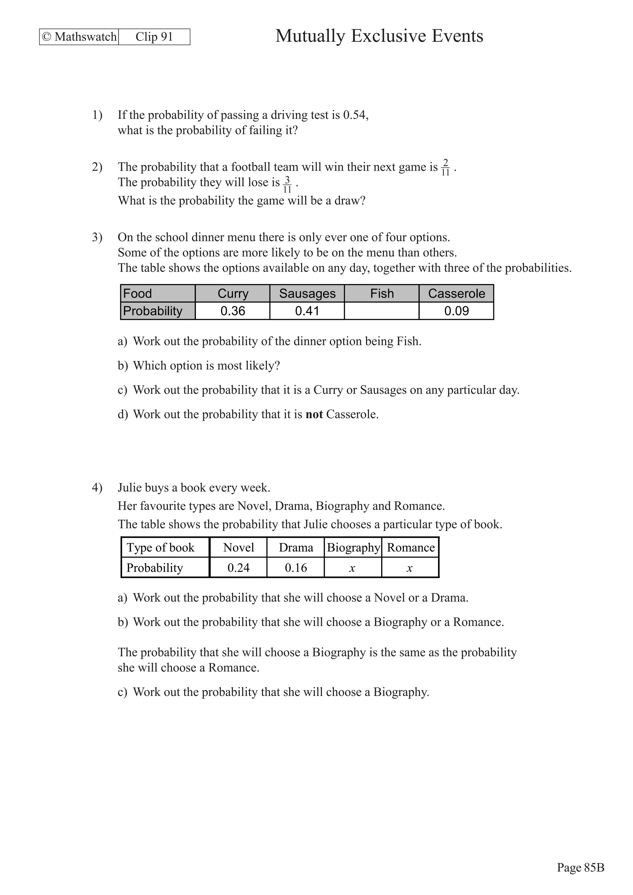 Maths Higher worksheets | PDF