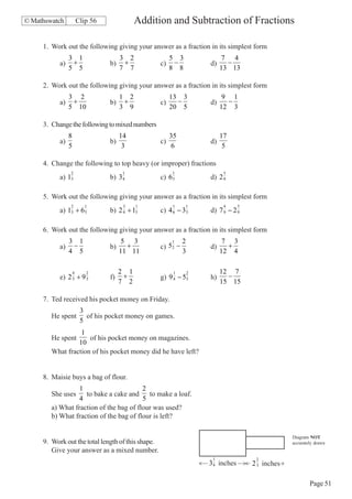Maths Higher worksheets | PDF
