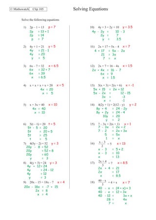 Maths watch worksheets sample | PDF