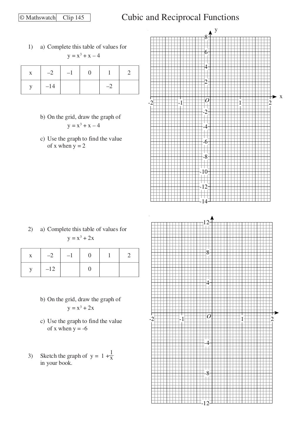 Maths watch worksheets sample