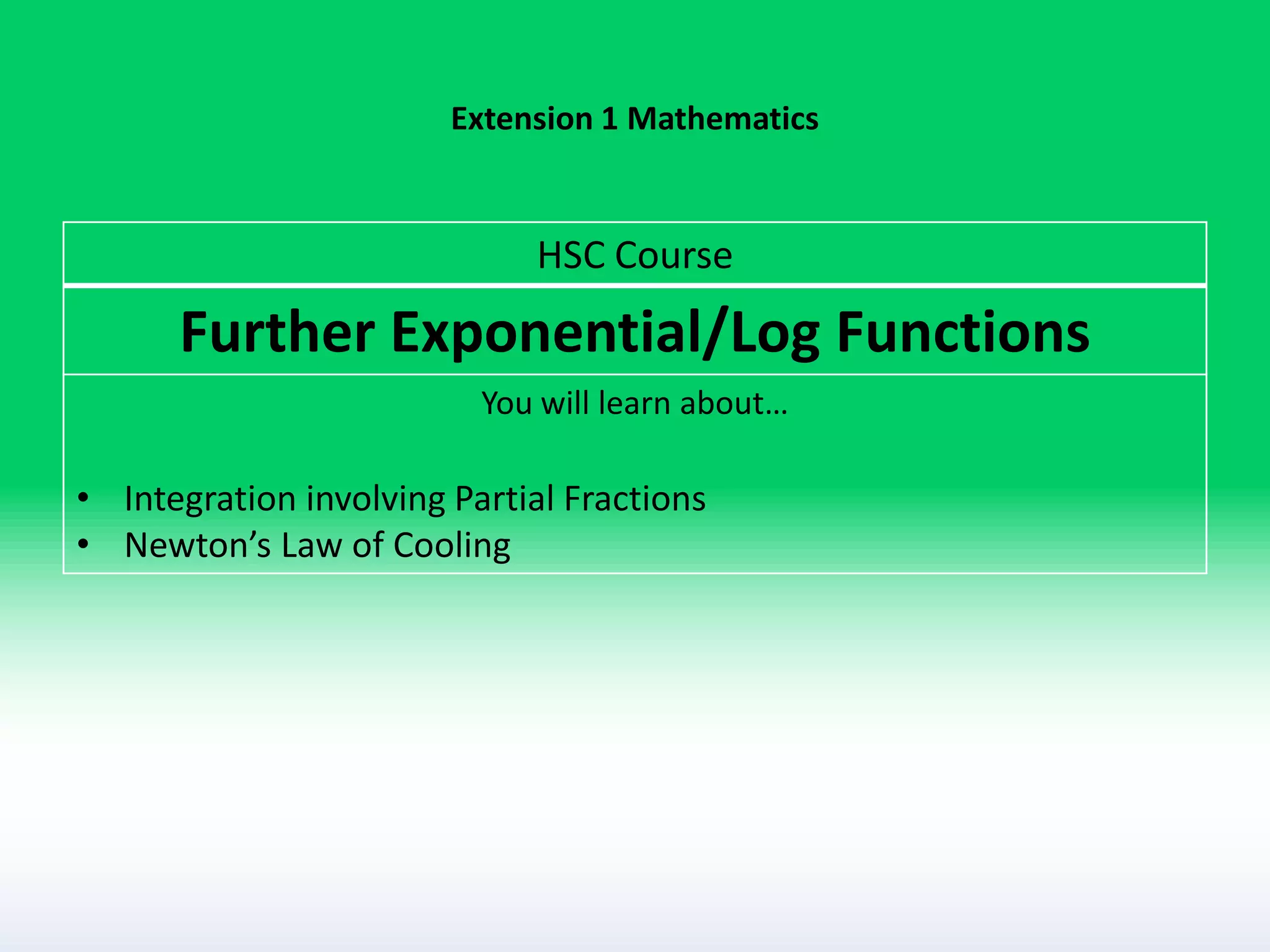 Subject Selection: Mathematics | PPTX